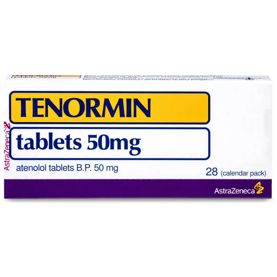 Tenormin 50 mg Tablet 28pcs - Sehha Pharmacy
